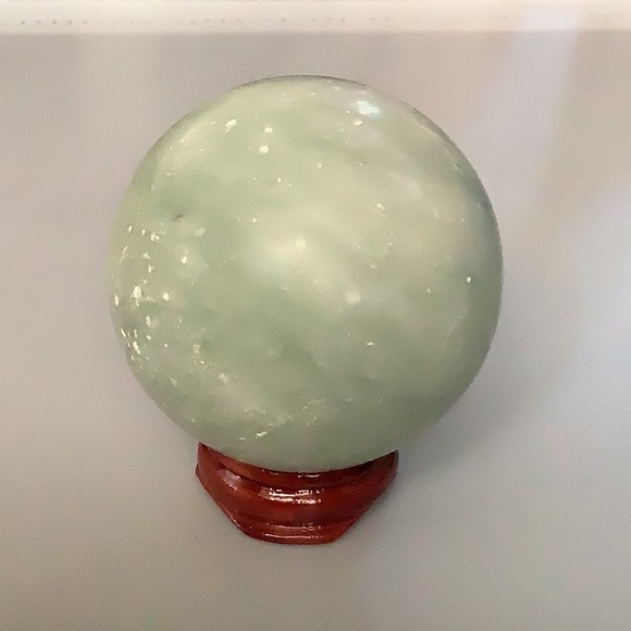 Accents | Caribbean Green Calcite Sphere | Poshmark